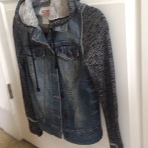 Mossimo Supply Co. | Jackets & Coats | Mossimo Supply Hooded Denim ...